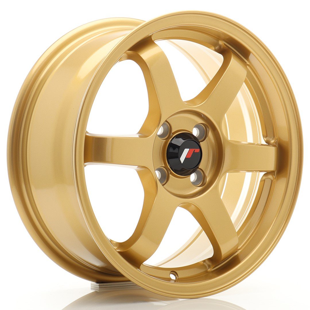JR Wheels JR3 16x7 ET40 4x100 Gold Alloy Wheel | WheelShop.lt